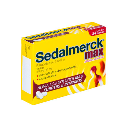 Sedalmerck Max Tabletas c/24 – Zedel Distribuidora